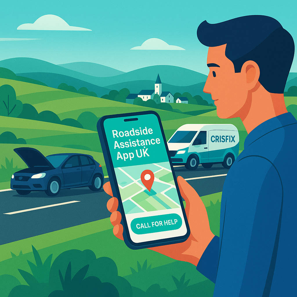 Roadside Assistance App UK – Modern Help Anytime, Anywhere - Crisfix