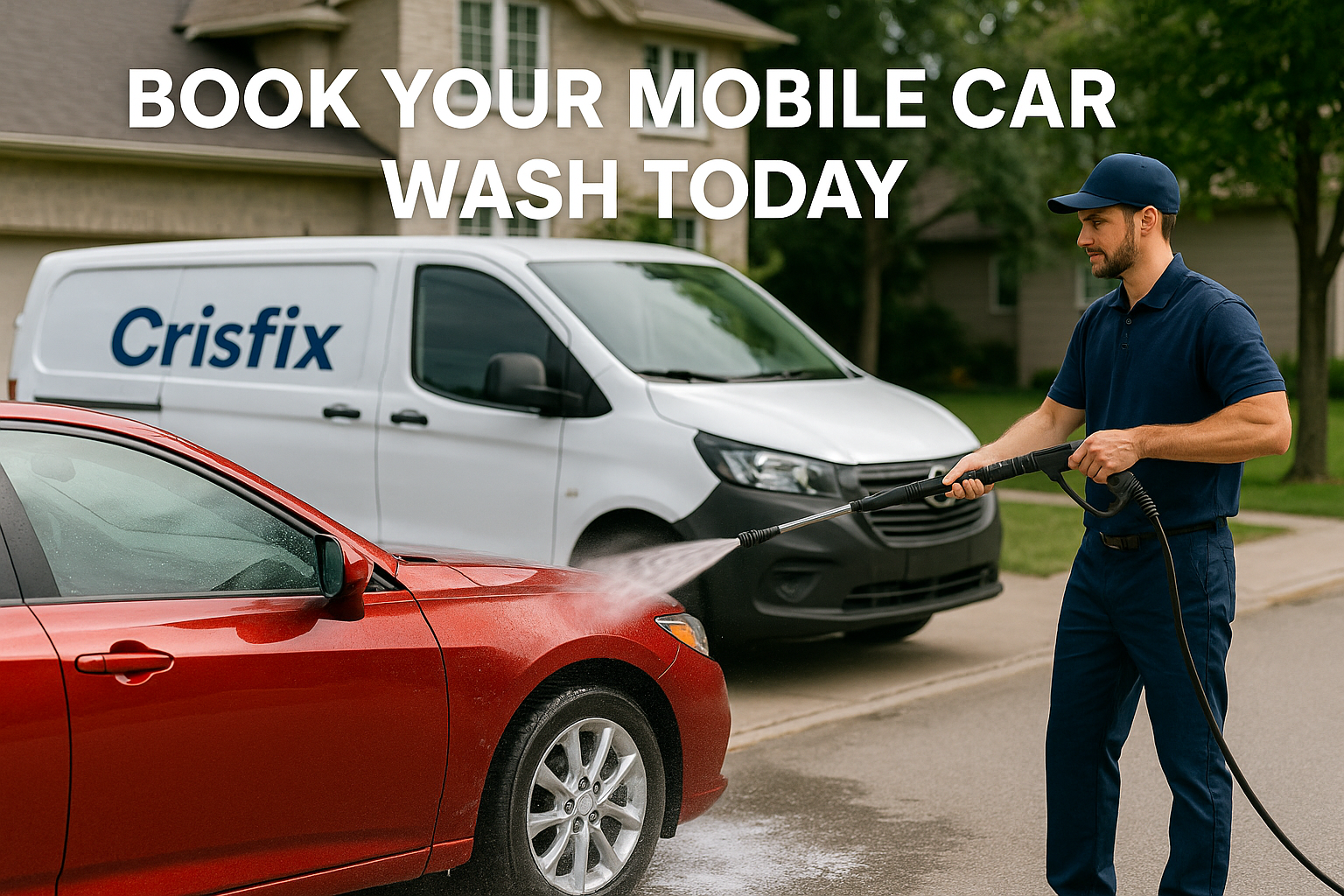 Crisfix Mobile Car Wash at Your Location – Book in App - Crisfix